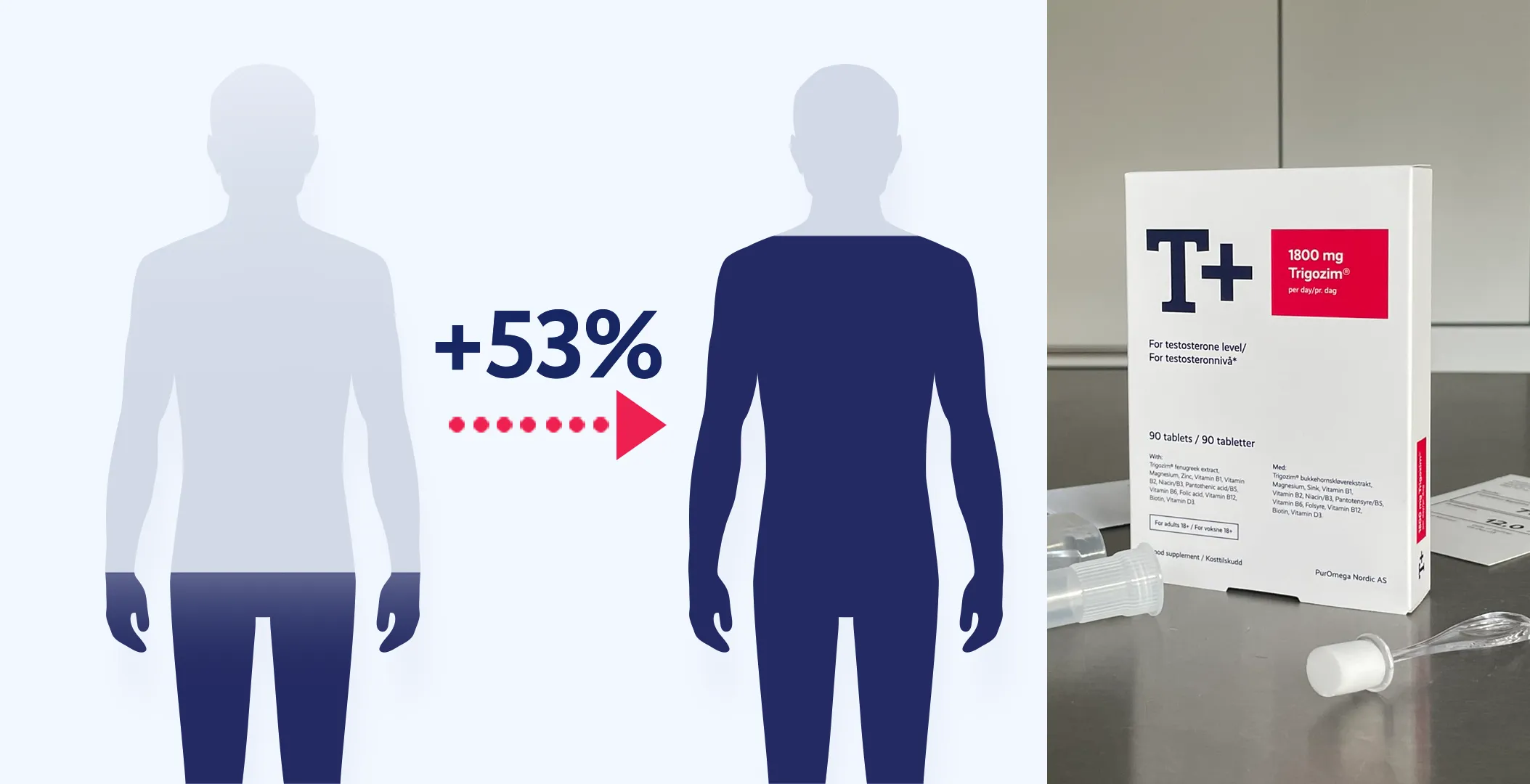 Ny norsk studie dokumenterar ökad testosteronnivå hos män - T-plus